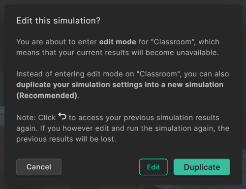 Simulation settings | Treble Technologies