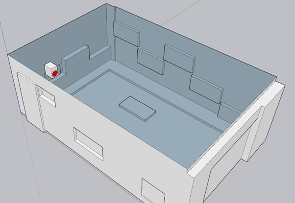 Complex lab facility (Part 1): Full bandwidth wavebased simulation ...